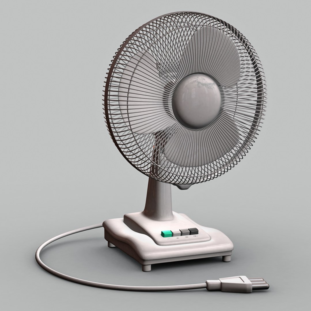 Table Fan 3d Model