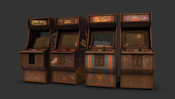 Abandoned Arcade game machine Modelo 3D - TurboSquid 1960041