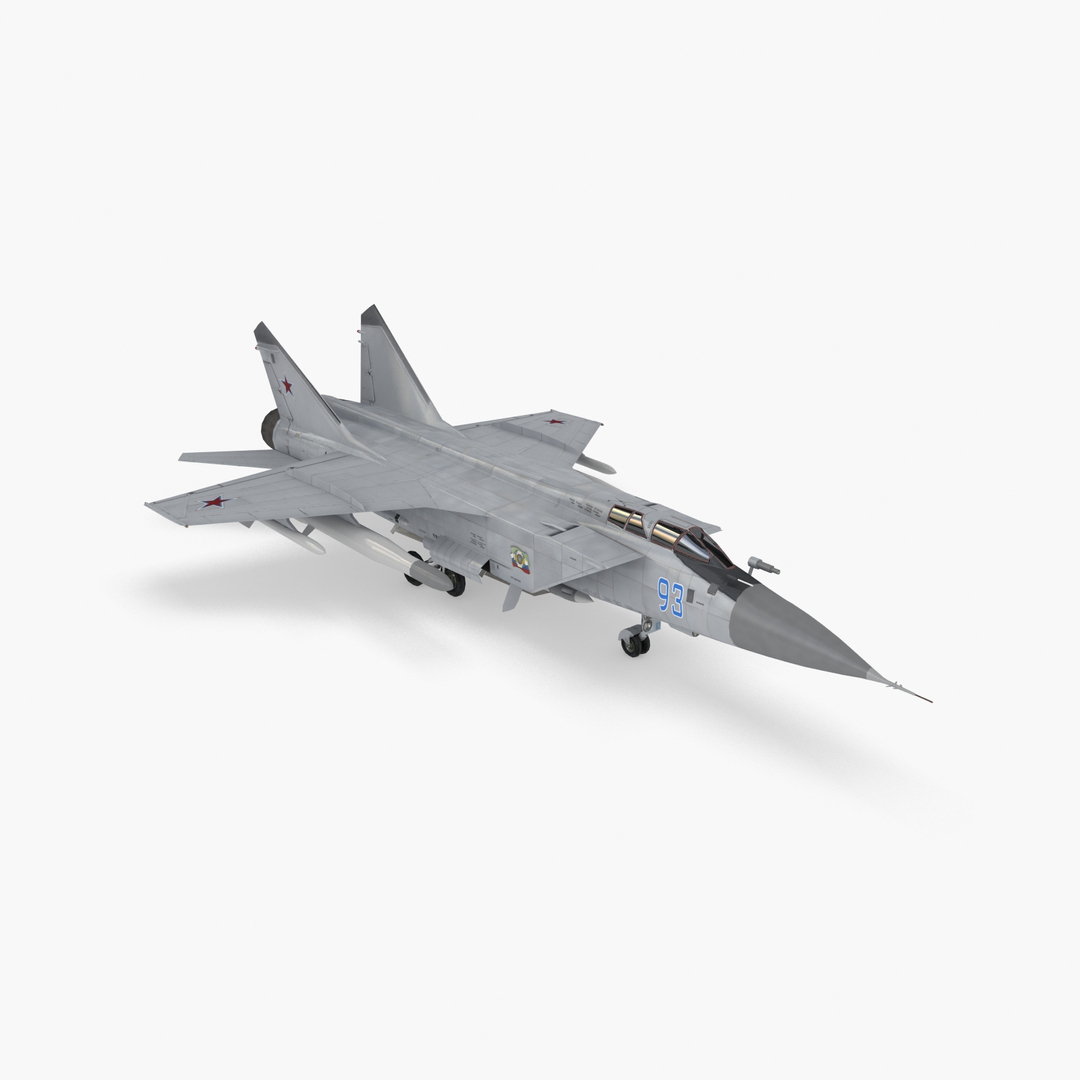 Mig-31 Bm 3d Model