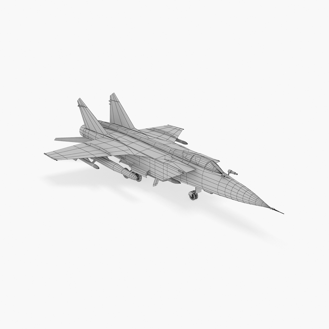 Mig-31 Bm 3d Model