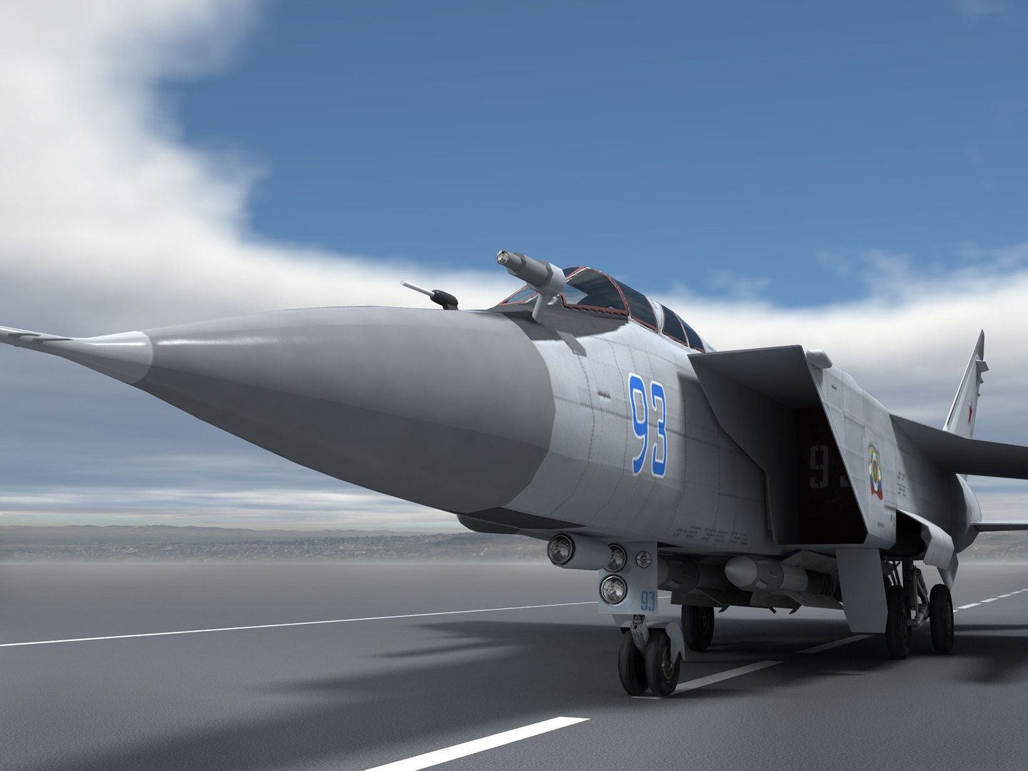 Mig-31 Bm 3d Model