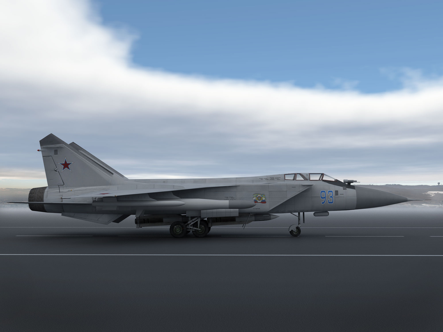 mig-31 bm 3d model