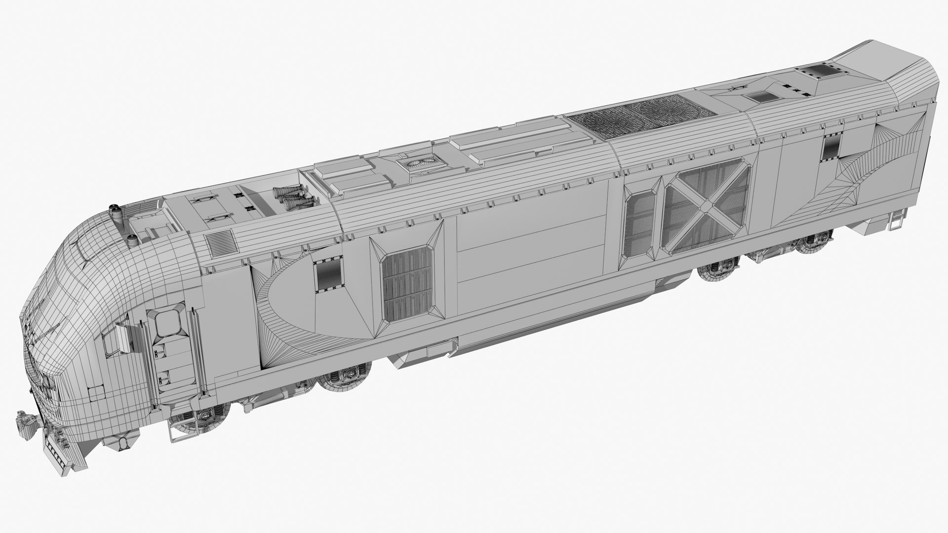 3D Caltrans Venture Trainset With A Siemens Charger Sz-44 Diesel ...