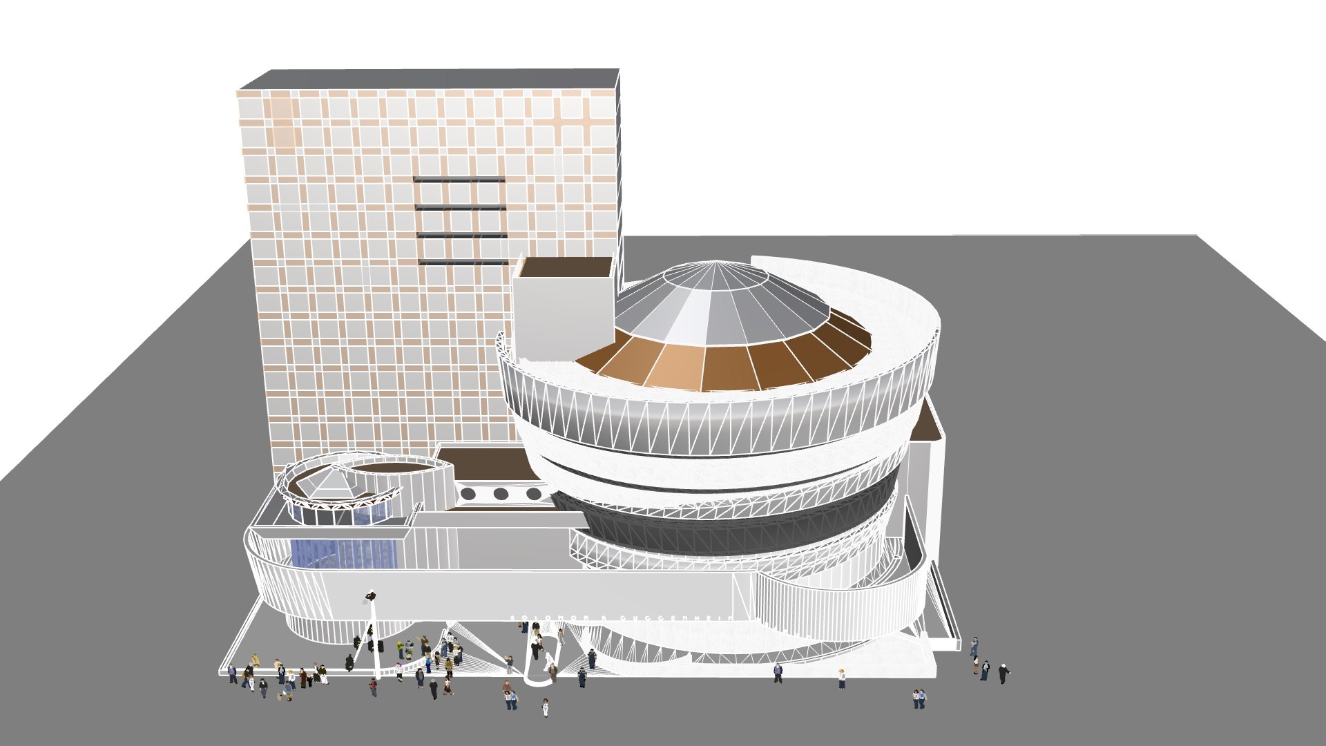 3D Model Solomon Guggenheim Museum - TurboSquid 2024674