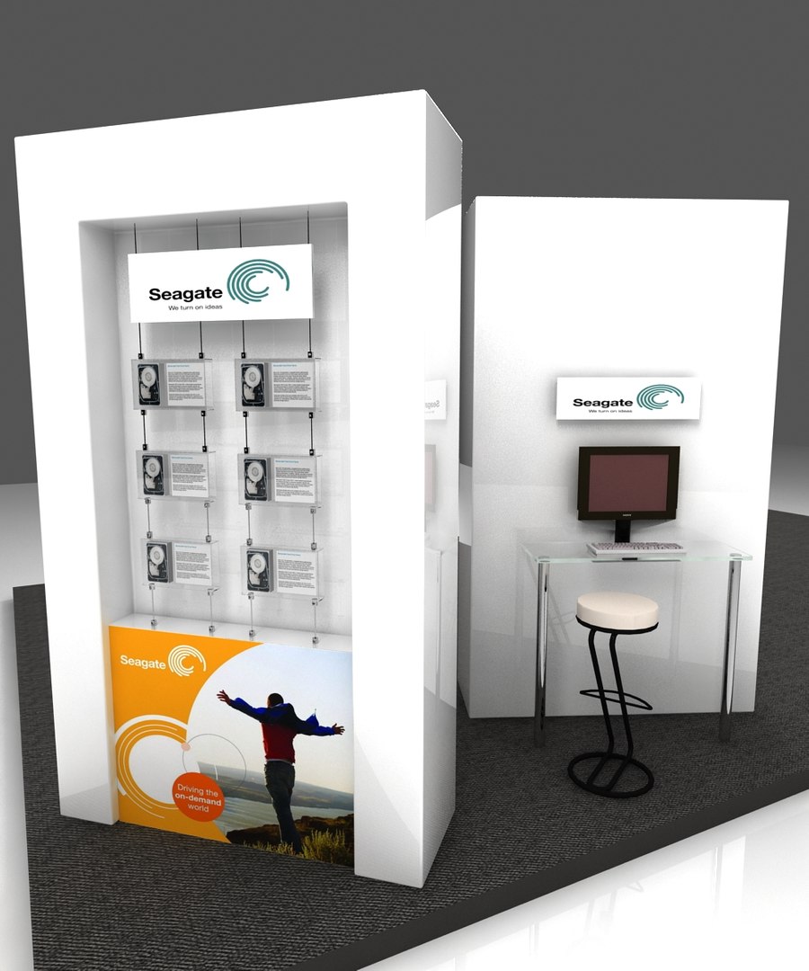 3d Exhibition Computer Model