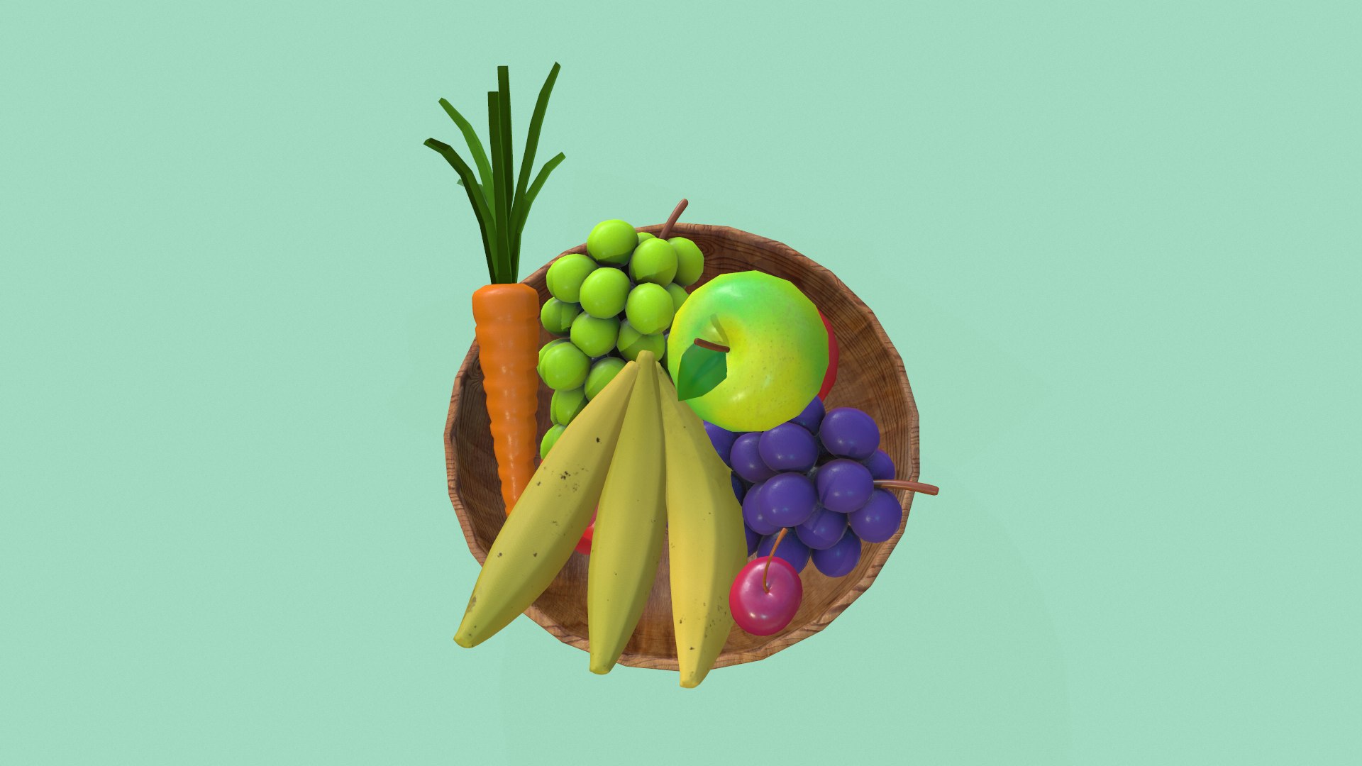 Fruit Bowl Model - TurboSquid 1614660