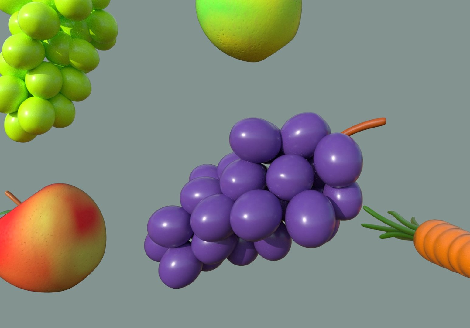Fruit Bowl Model - TurboSquid 1614660