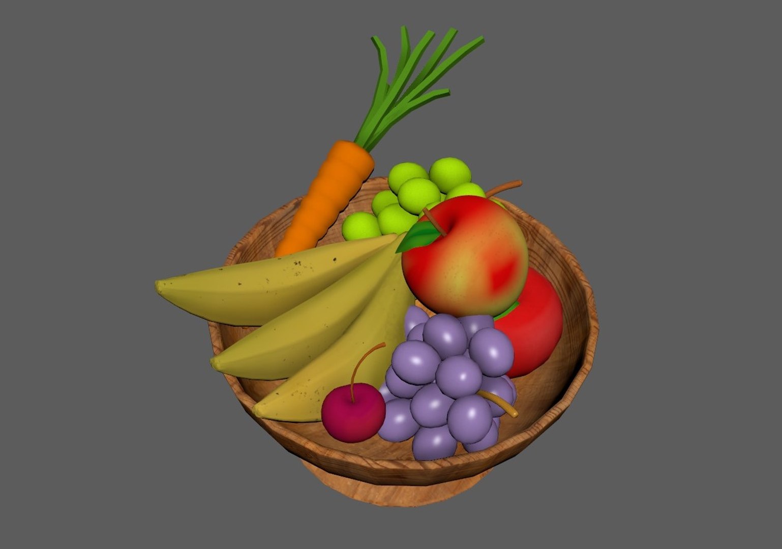 Fruit Bowl Model - TurboSquid 1614660