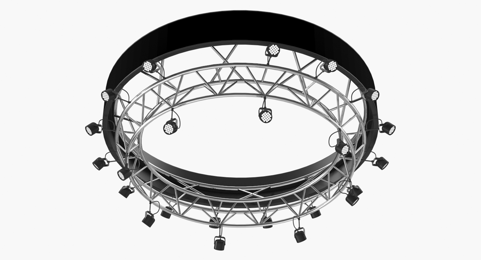 3D Truss Stage Lighting Scene - TurboSquid 1329540