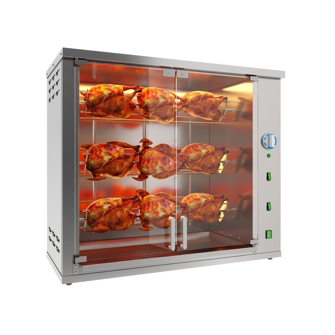 Vertical Chicken Grill Mashine By Atesy 3D Model - TurboSquid 2037118