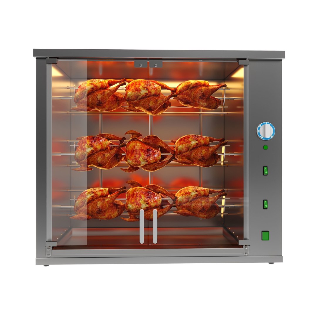 Vertical Chicken Grill Mashine By Atesy 3D Model - TurboSquid 2037118