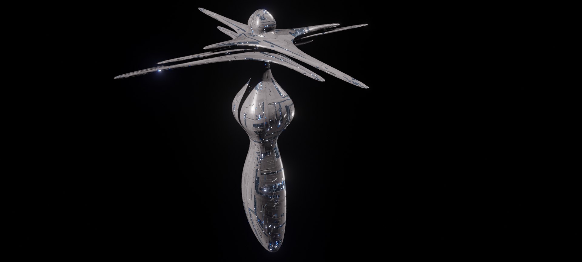 3D Alien Spacebase - TurboSquid 2197688