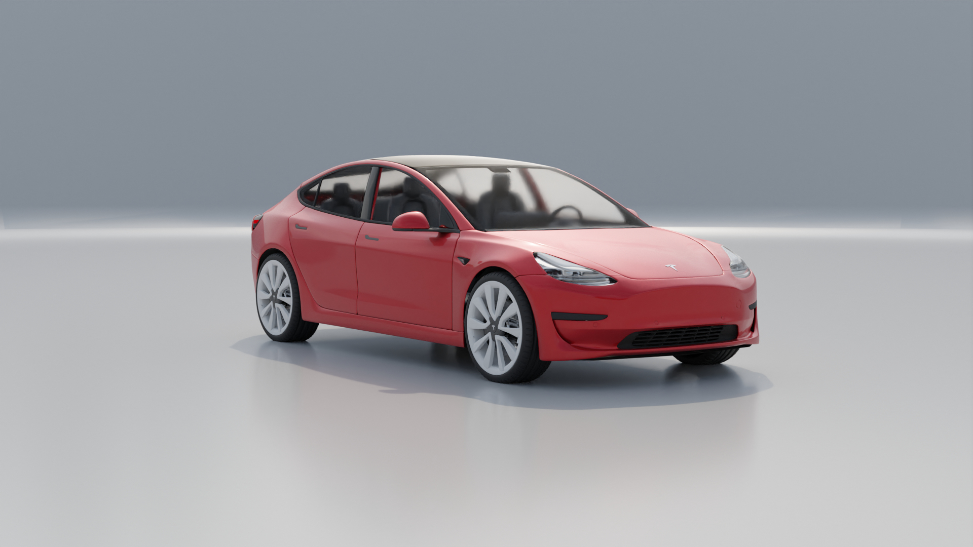 Tesla Model 3 All Colors 3D Model - TurboSquid 2084810