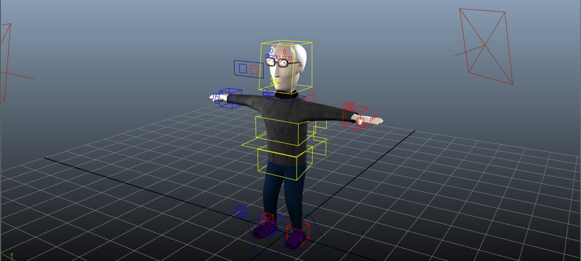Character Rigged Ready Animation 3d Model