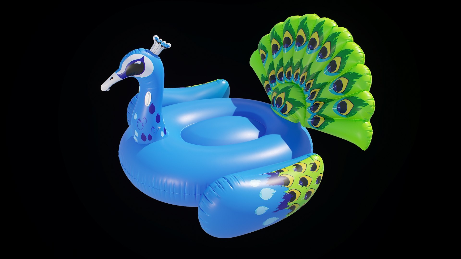 3D Joyin Inflatable Peacock Pool Float - TurboSquid 1778109