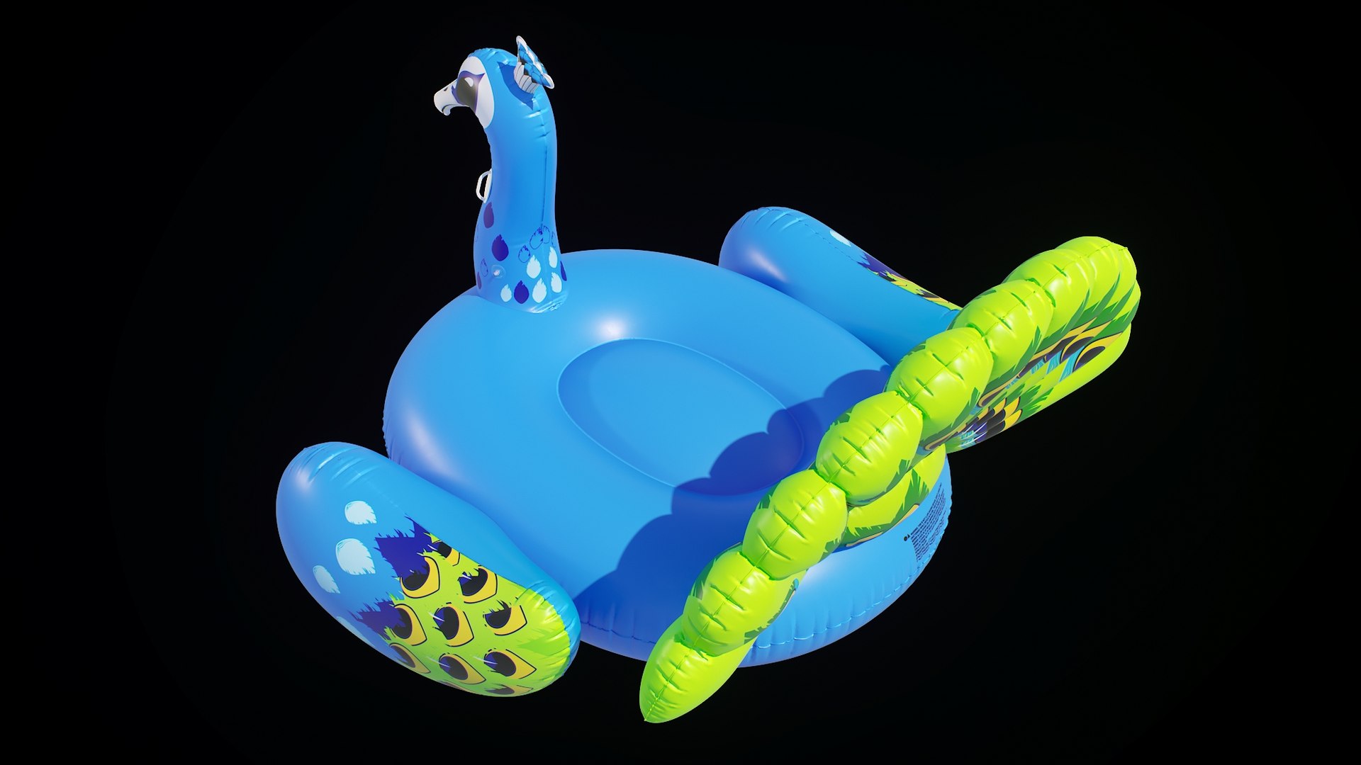 3D Joyin Inflatable Peacock Pool Float - TurboSquid 1778109