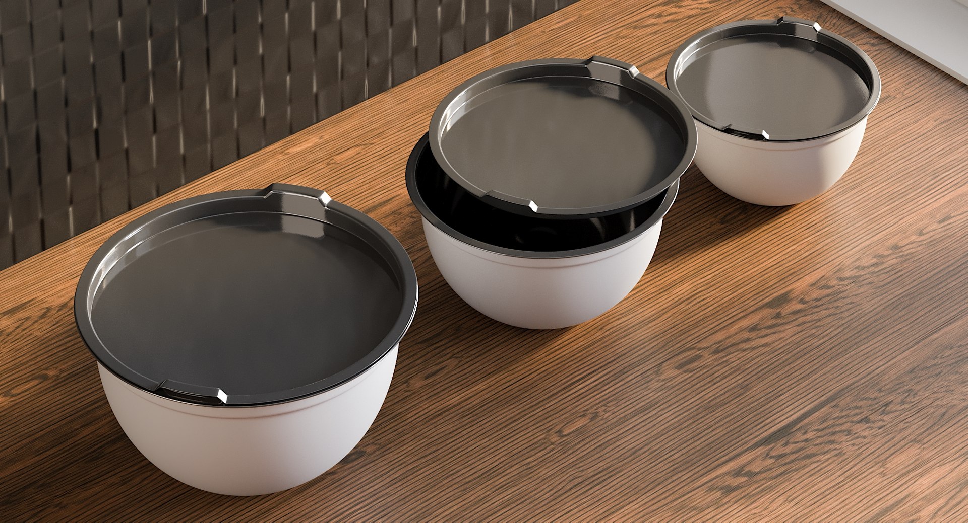 3D Realistic Mixing Bowl Set - TurboSquid 1465018