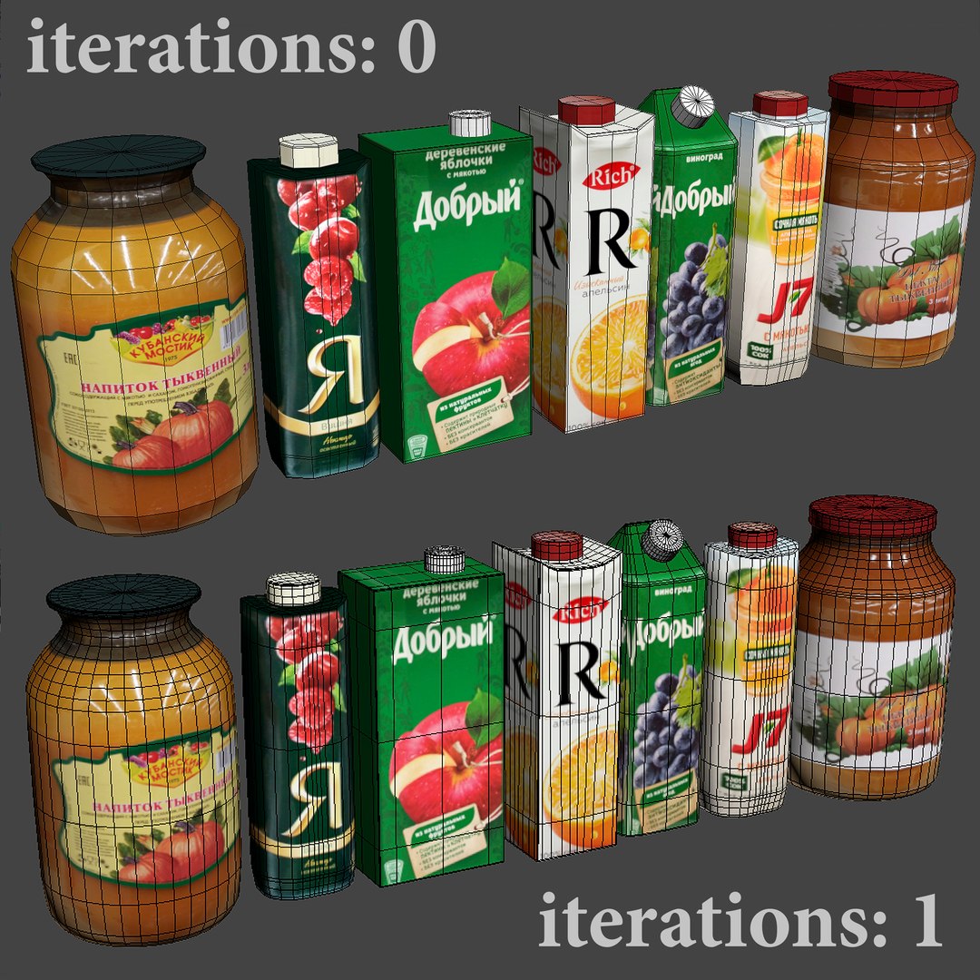 3D Showcase 010 Juices - TurboSquid 1472942