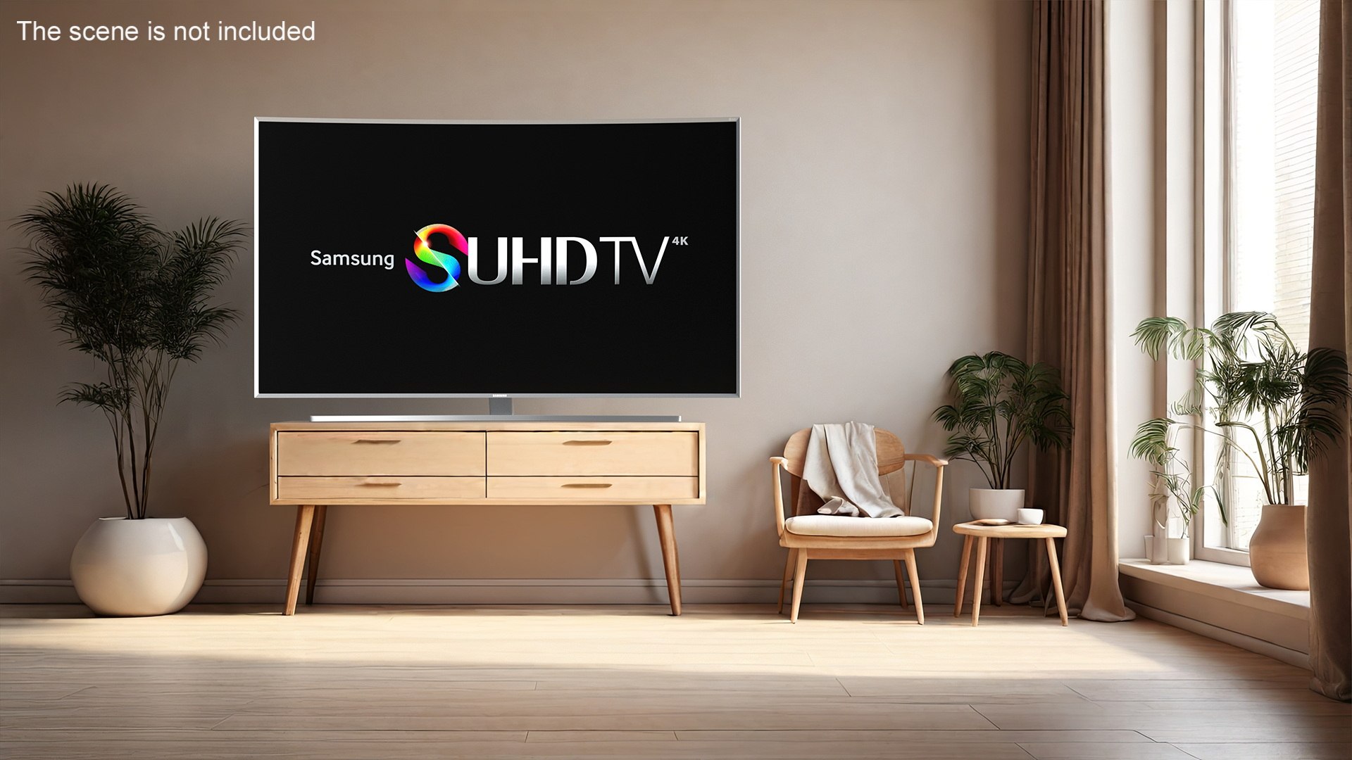Samsung Curved SUHD Television 88 Inch 3D Model - TurboSquid 2229375