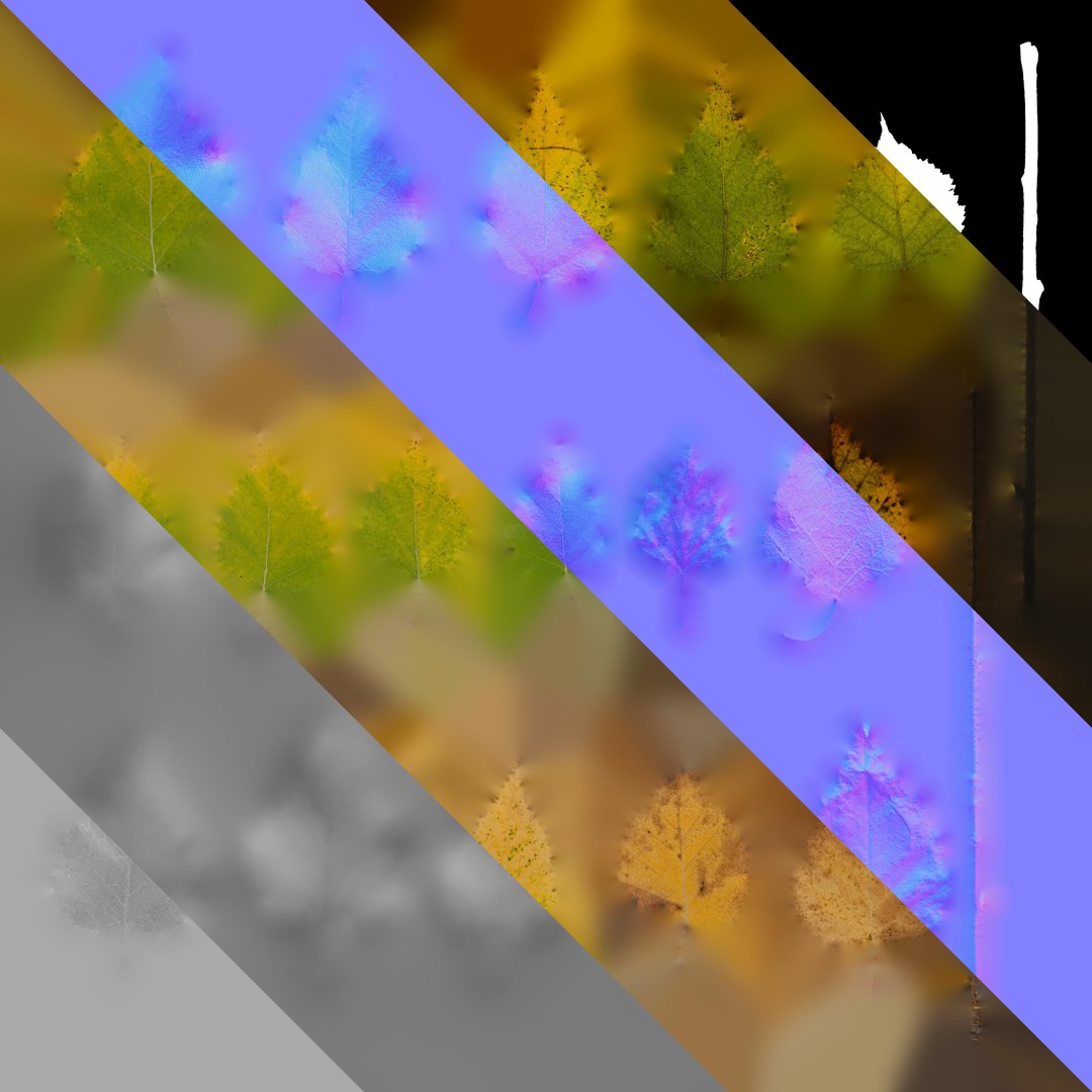 Anydrafts Birch Tree Texture Pack 3D - TurboSquid 2343685