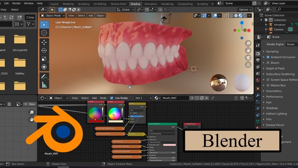 Teeth realistic mouth 3D - TurboSquid 1683760