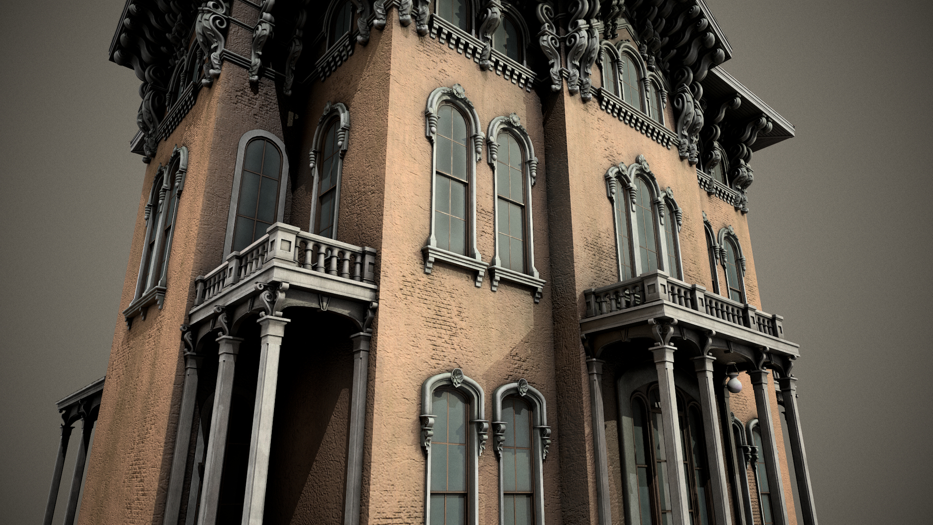 3d victorian house