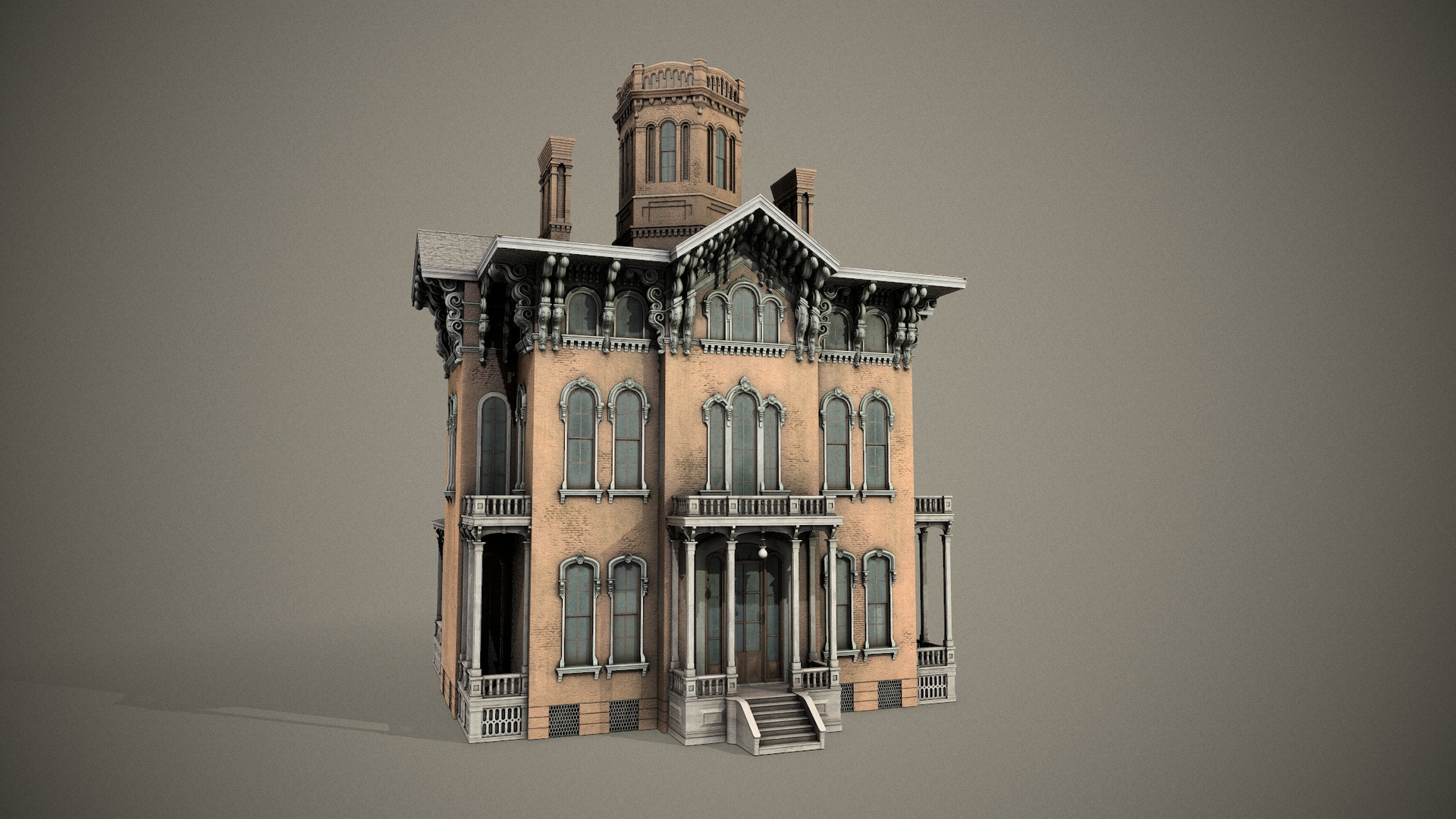 3d Victorian House