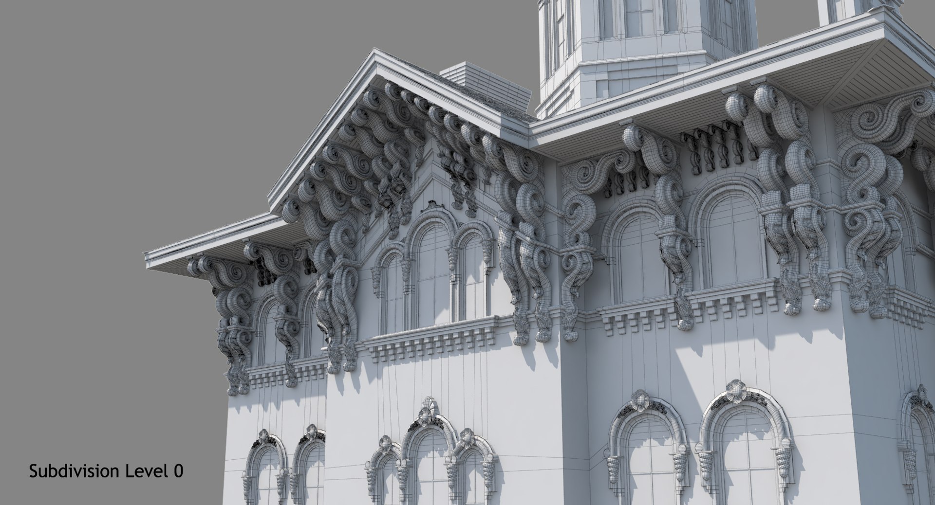 3d Victorian House