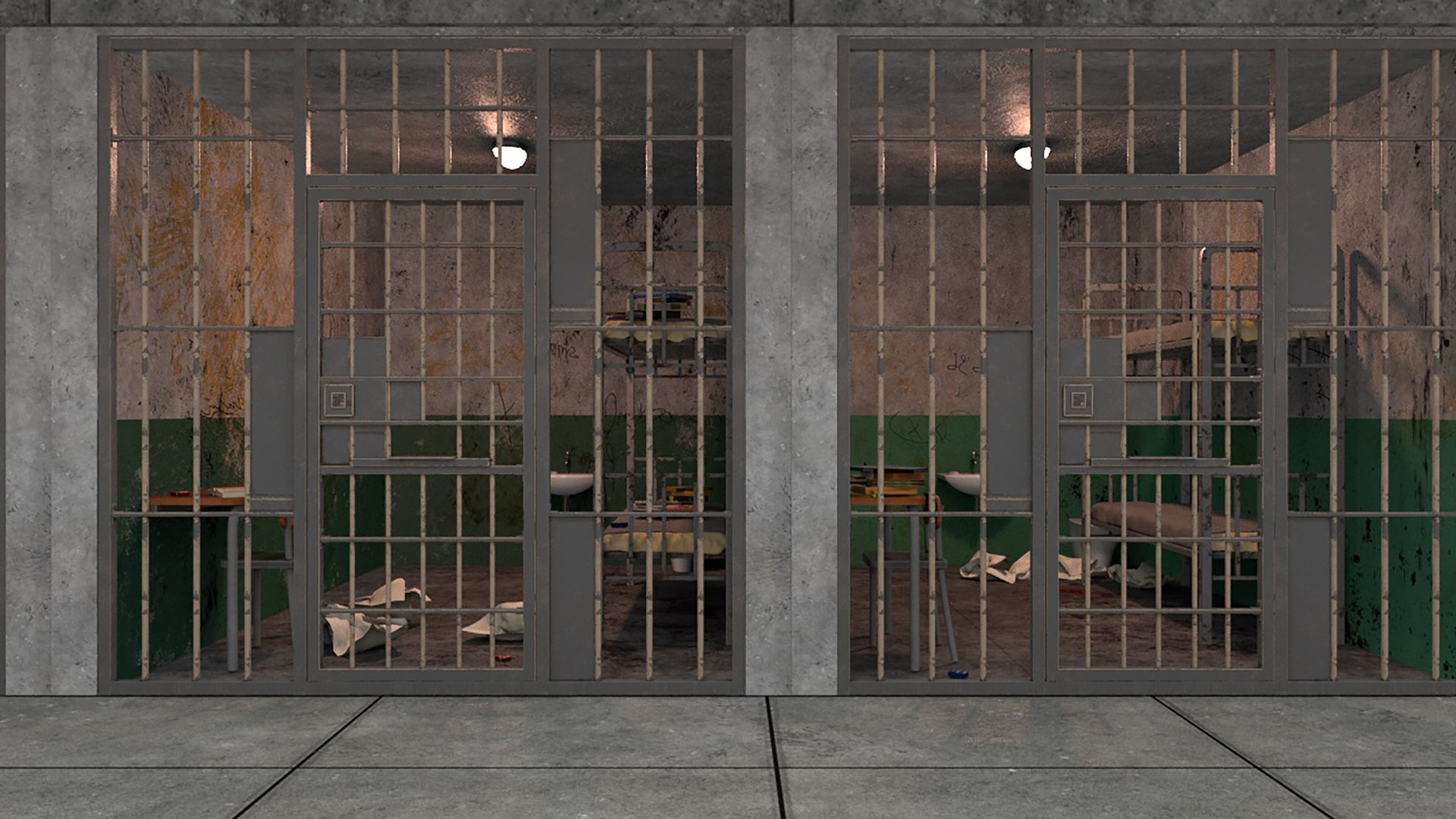 3D Prisson - TurboSquid 1653620