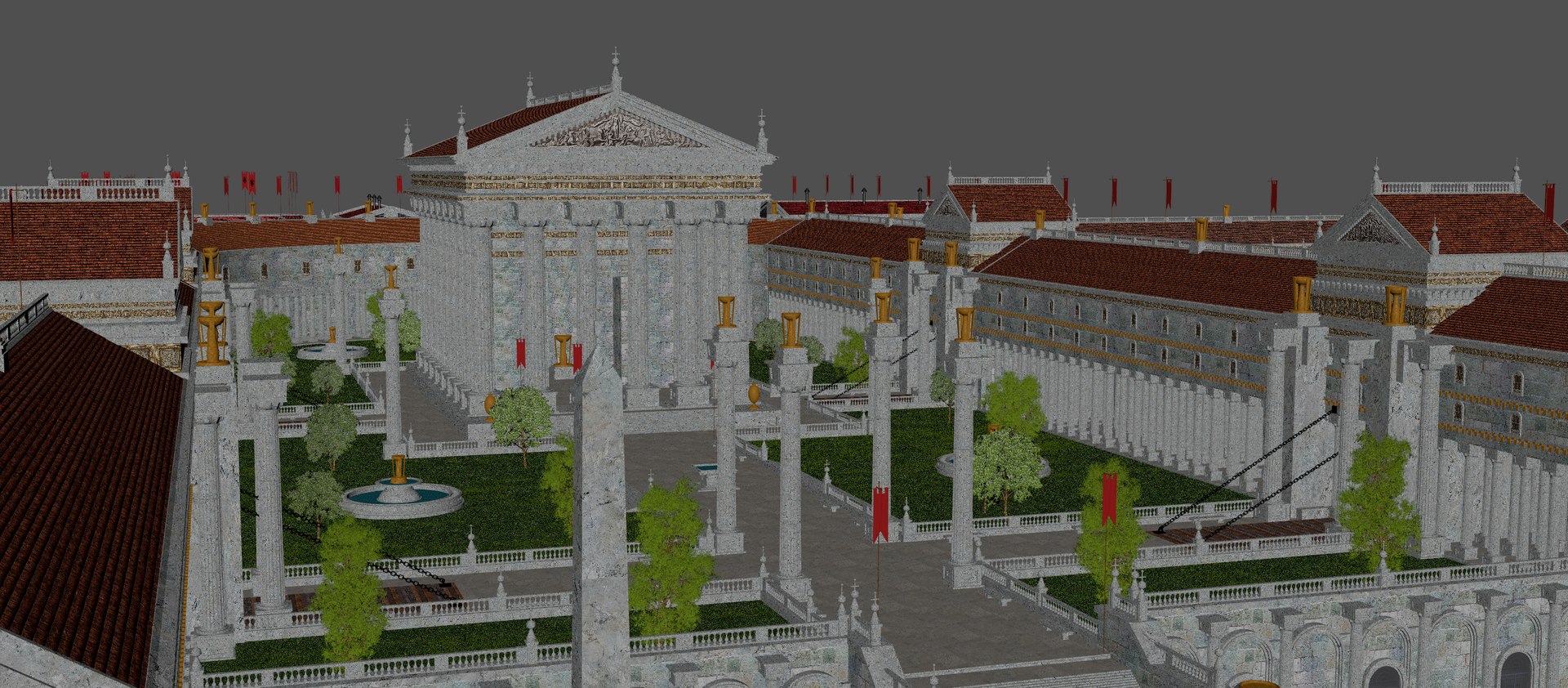 Caesarea Maritima Temple Of Rome And Augustus Environment 3D ...