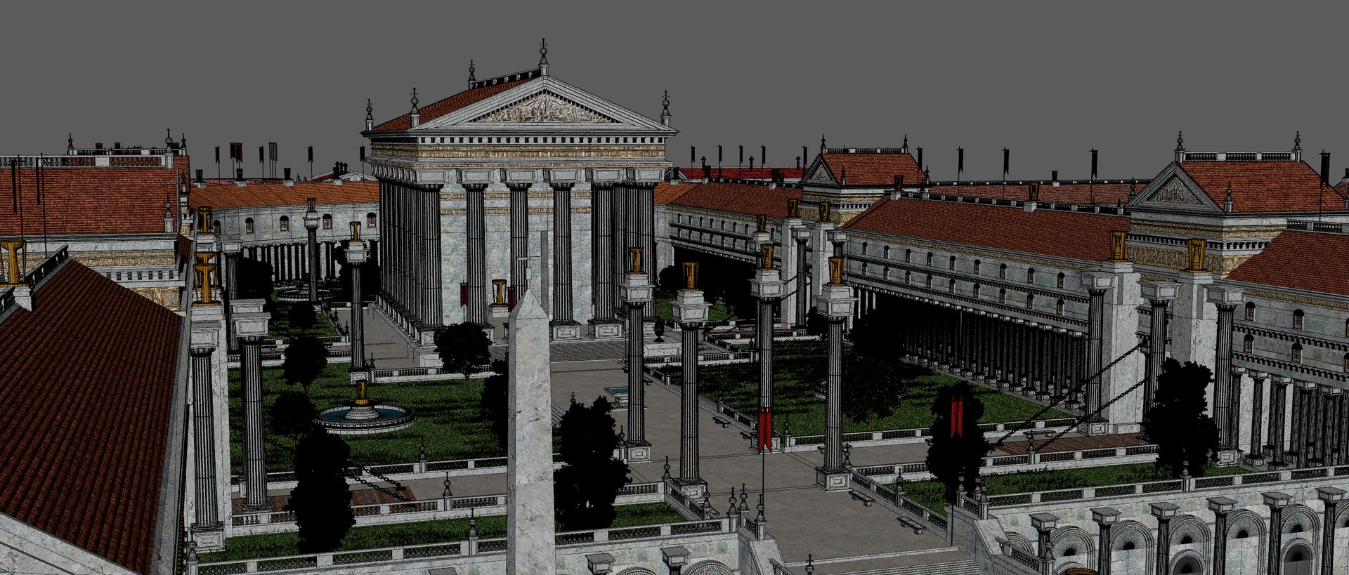 Caesarea Maritima Temple Of Rome And Augustus Environment 3D ...
