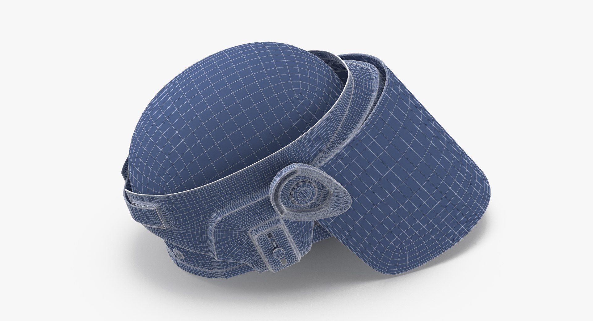 Bloody Police Helmet 3D Model - TurboSquid 1181975