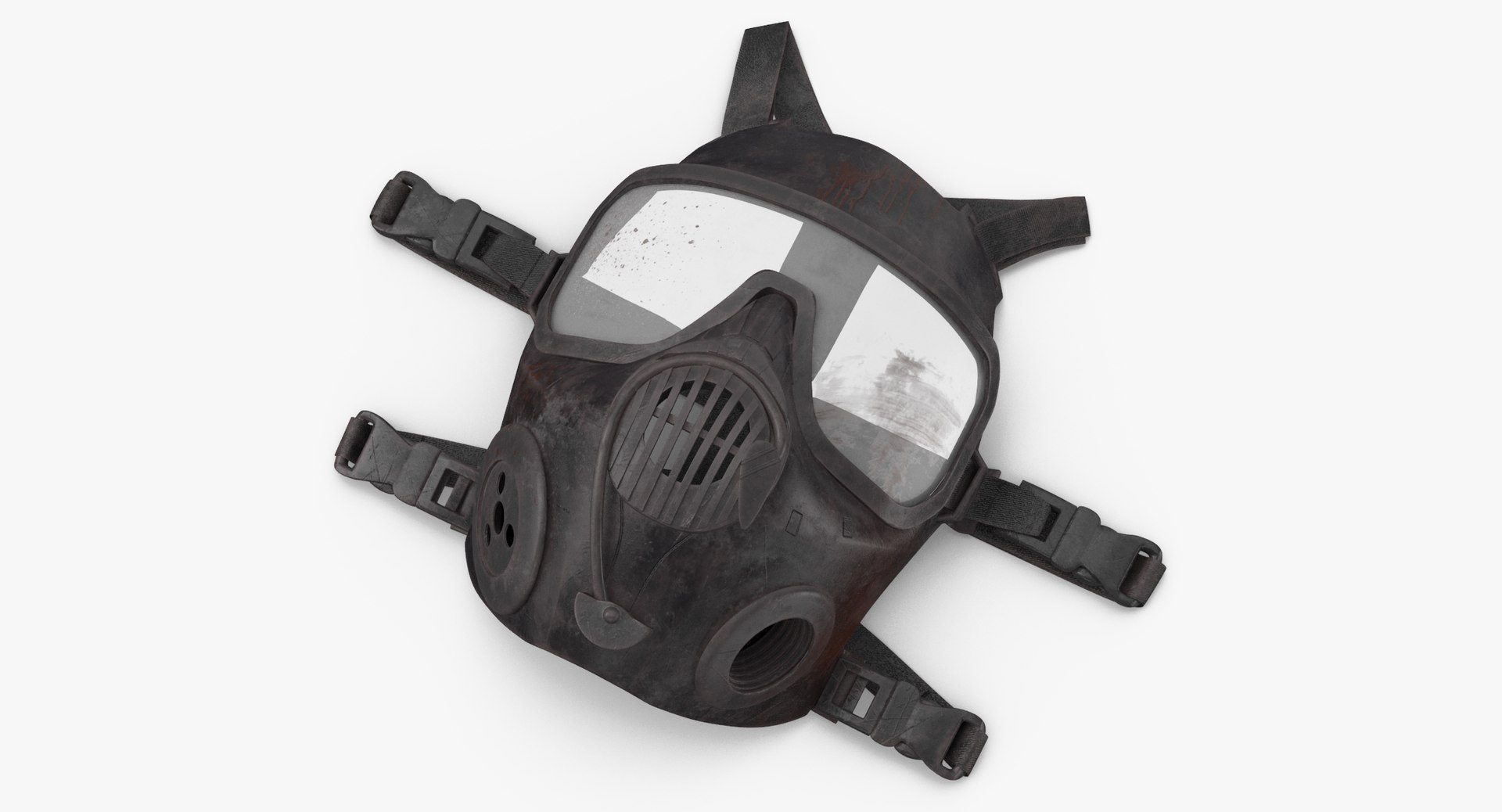 Bloody Police Helmet 3D Model - TurboSquid 1181975