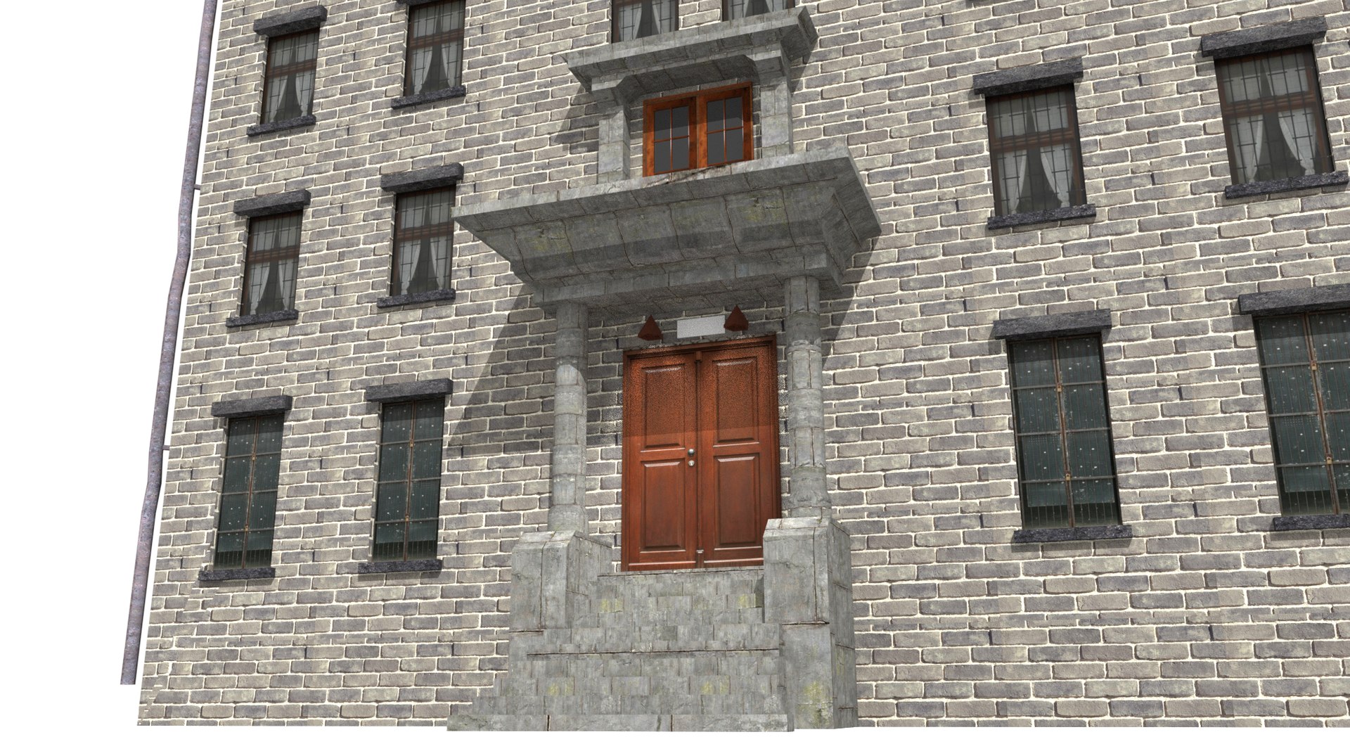 3D asylum building exterior - TurboSquid 1186260
