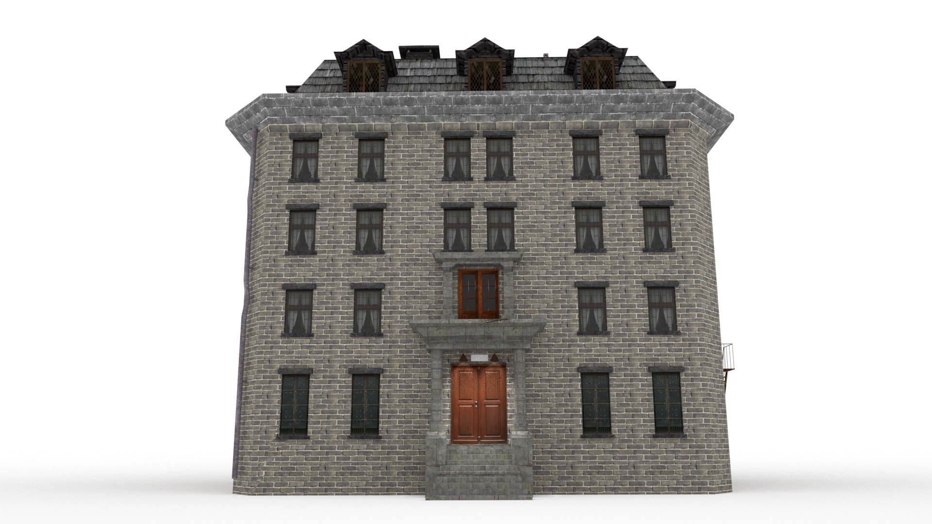 3D asylum building exterior - TurboSquid 1186260