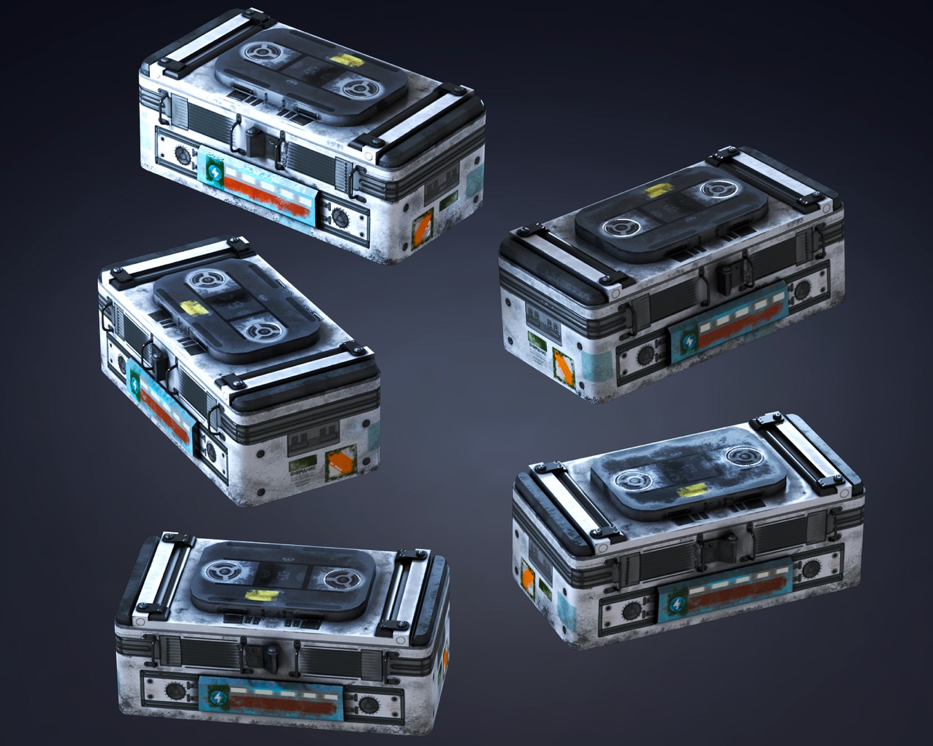 3D Sci-Fi Prop Low Poly - TurboSquid 1734233