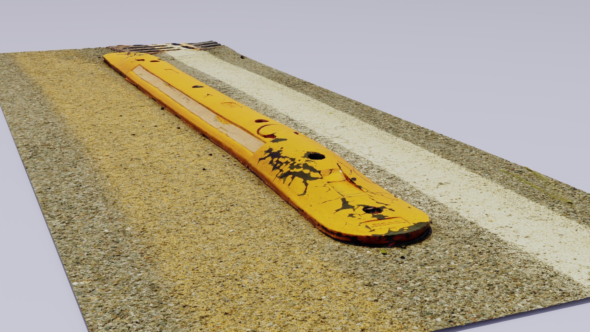 3D model Ultra-realistic street bump 02 hy poly 3D model - TurboSquid ...