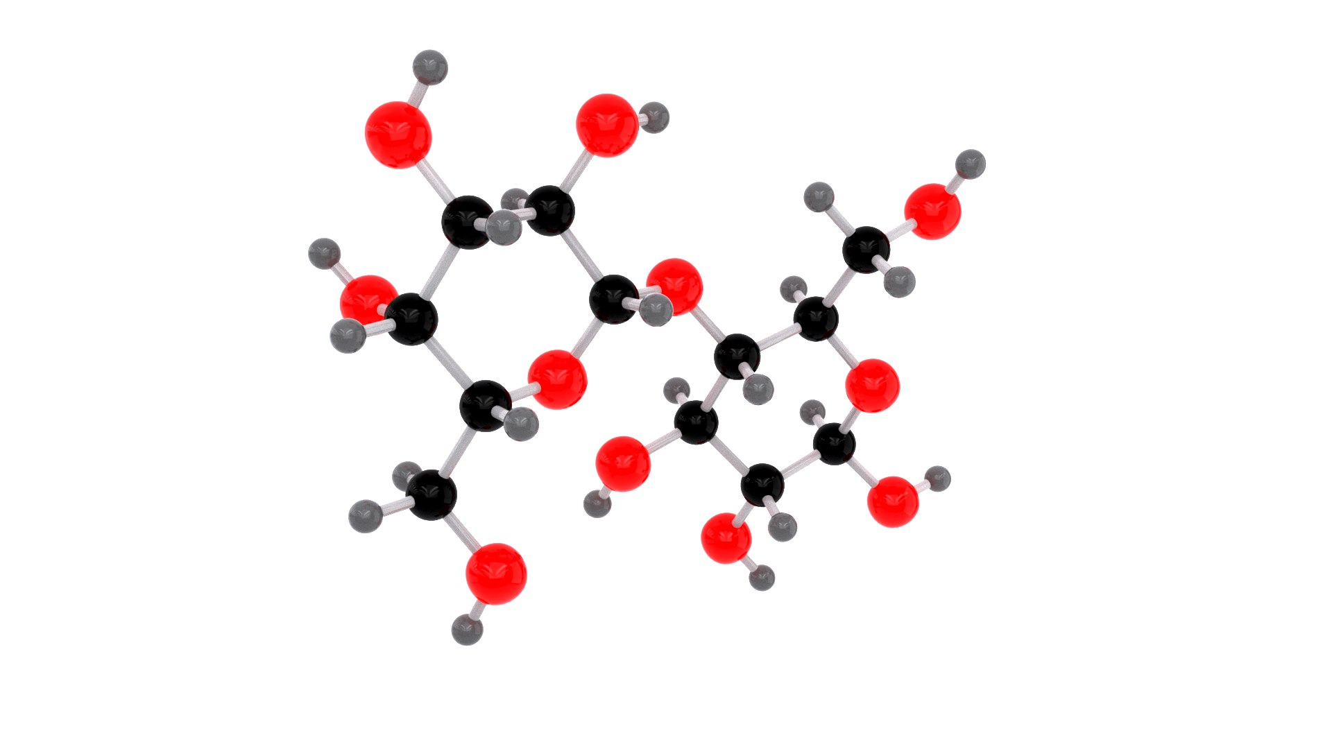 3D Lactose - Molecule model - TurboSquid 2172340