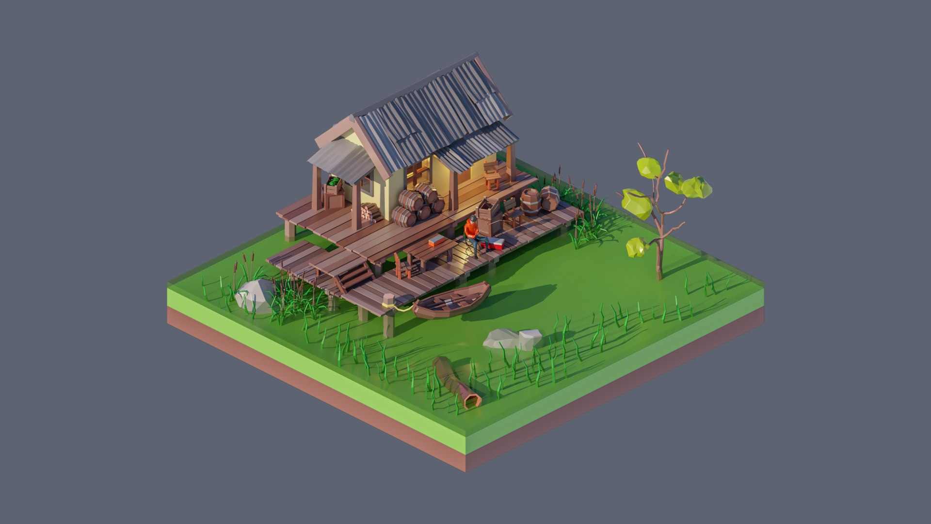 3D Land 1E - TurboSquid 1917202