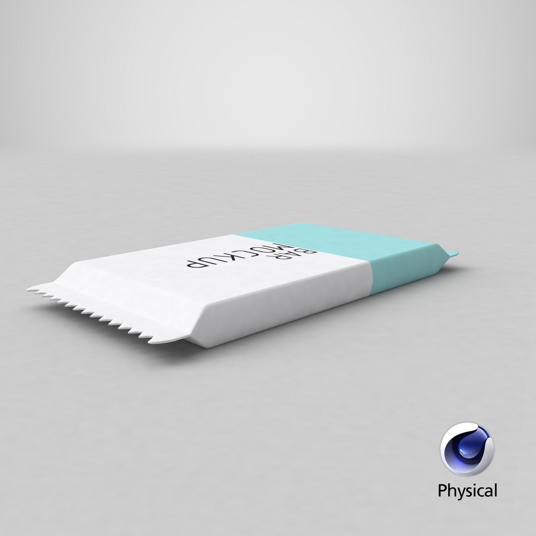 3D chocolate wrapper model - TurboSquid 1662055