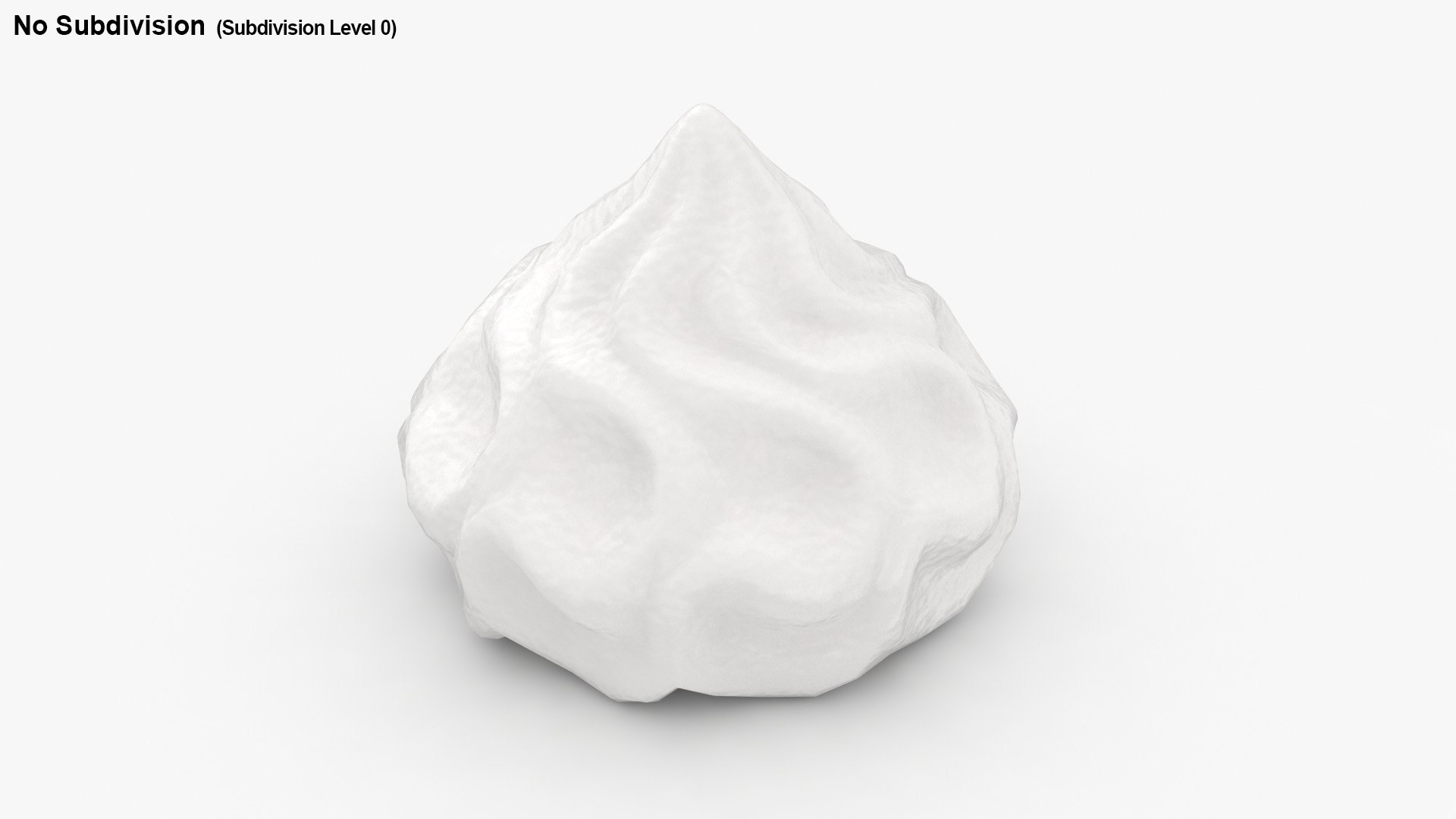 3D Whipped Cream 01 model - TurboSquid 2038862