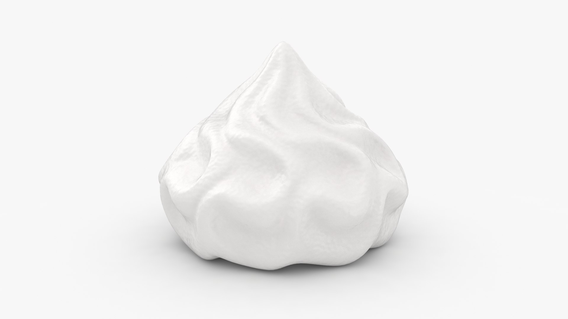 3D Whipped Cream 01 Model - TurboSquid 2038862