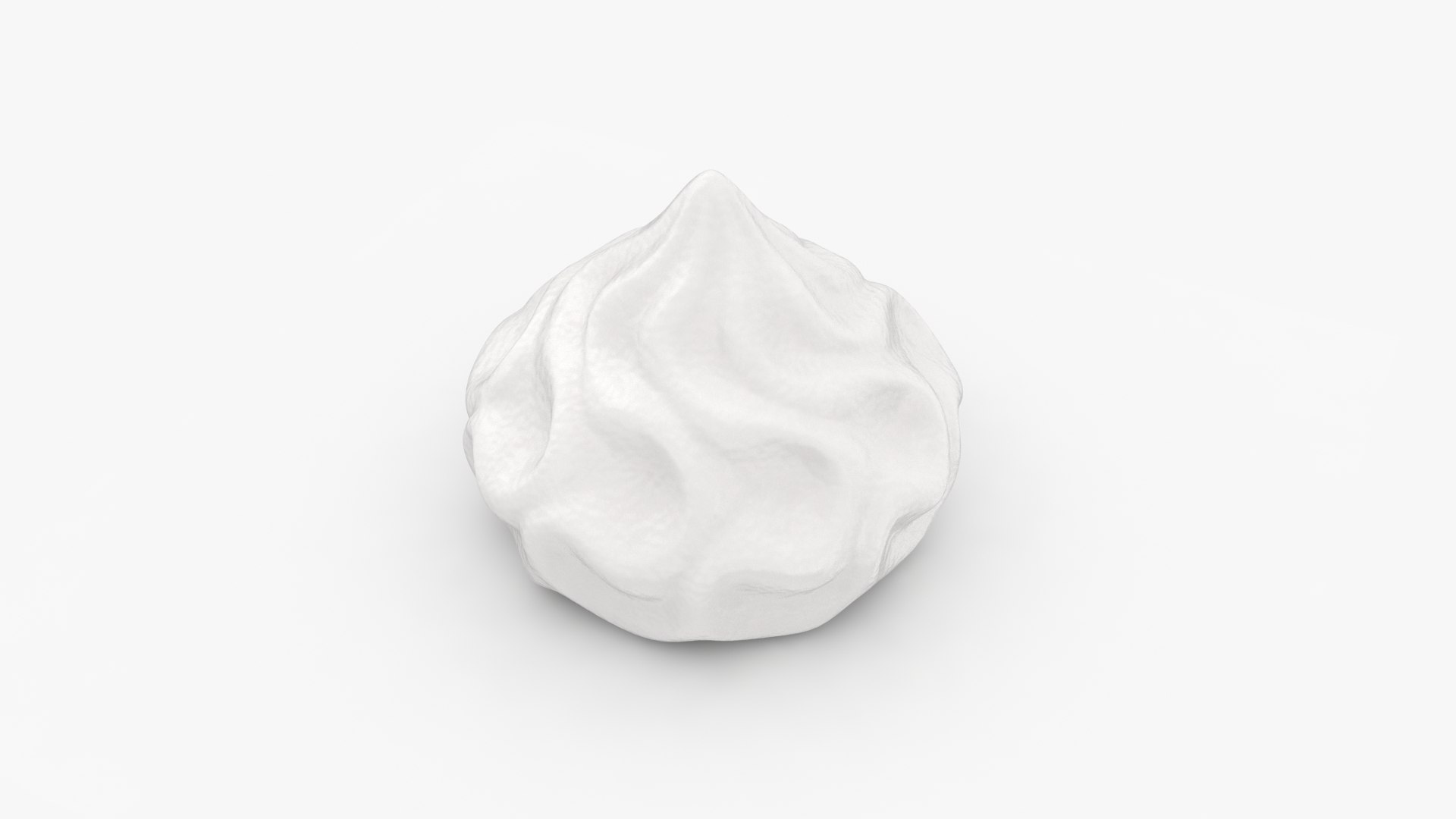 3D Whipped Cream 01 Model - TurboSquid 2038862