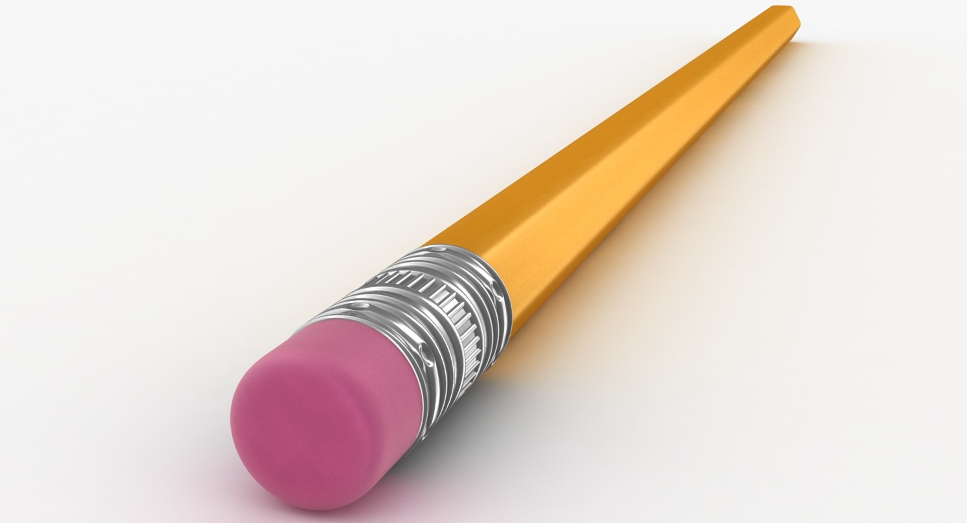 Realistic pencil 2 3D model - TurboSquid 1167905