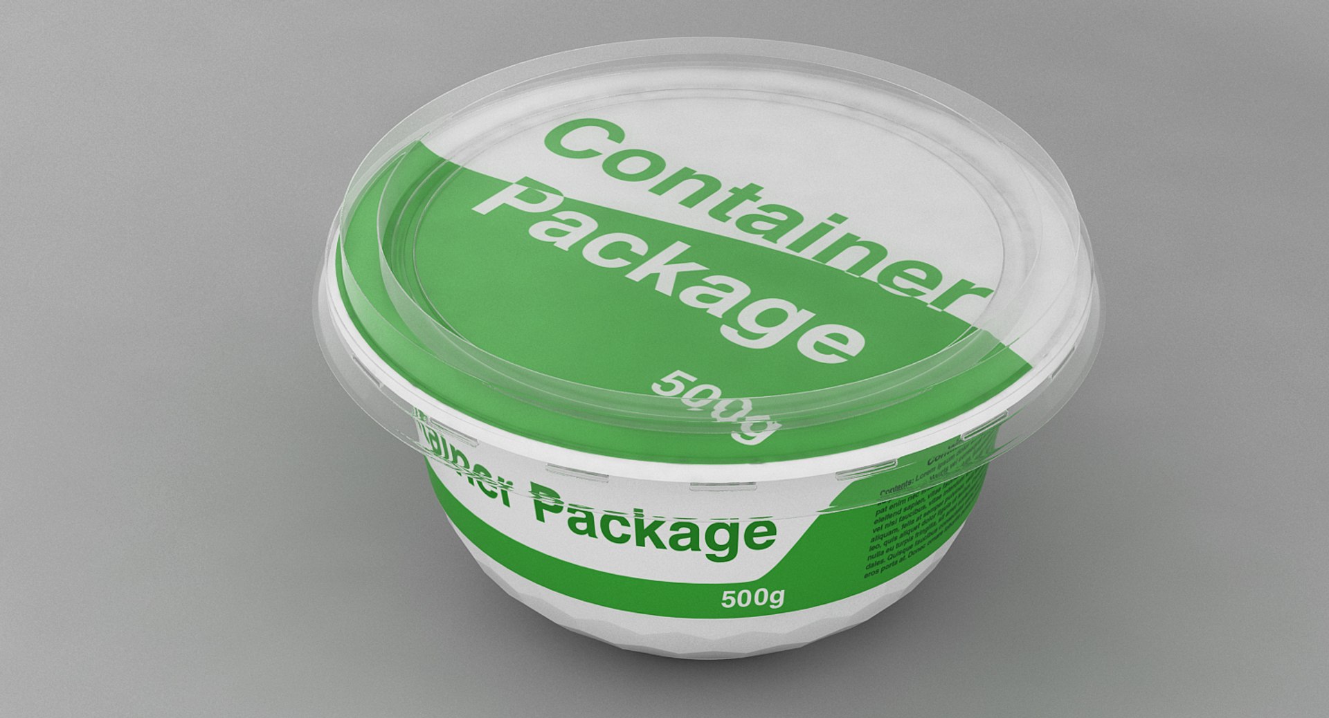 Container Package 3d Model