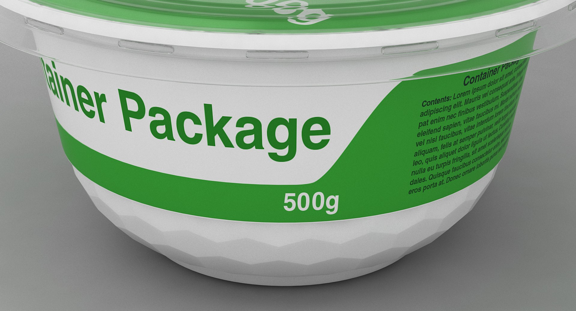 Container Package 3d Model