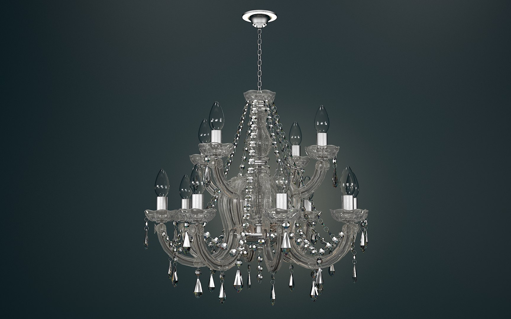 3d Marie Therese Chandelier Model