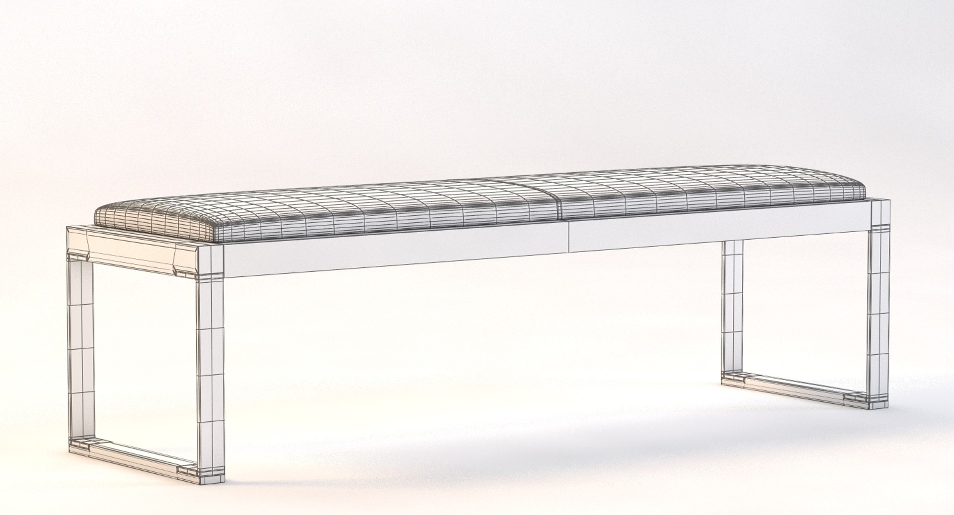 slim pax bench 3d max