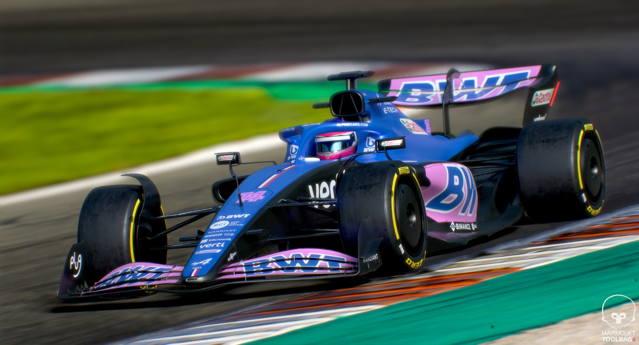 3D BWT Alpine A522 F1 Team Season 2022 Race Car model - TurboSquid 1891391