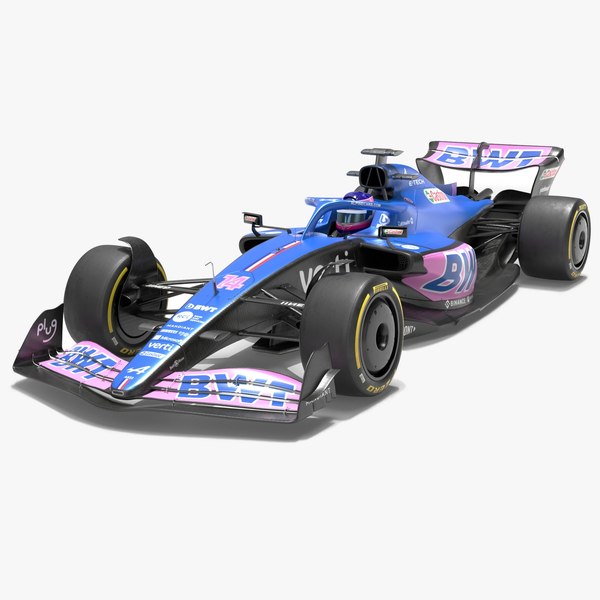 modelo 3d BWT Alpine A522 F1 Team Season 2022 Race Car - TurboSquid 1891391